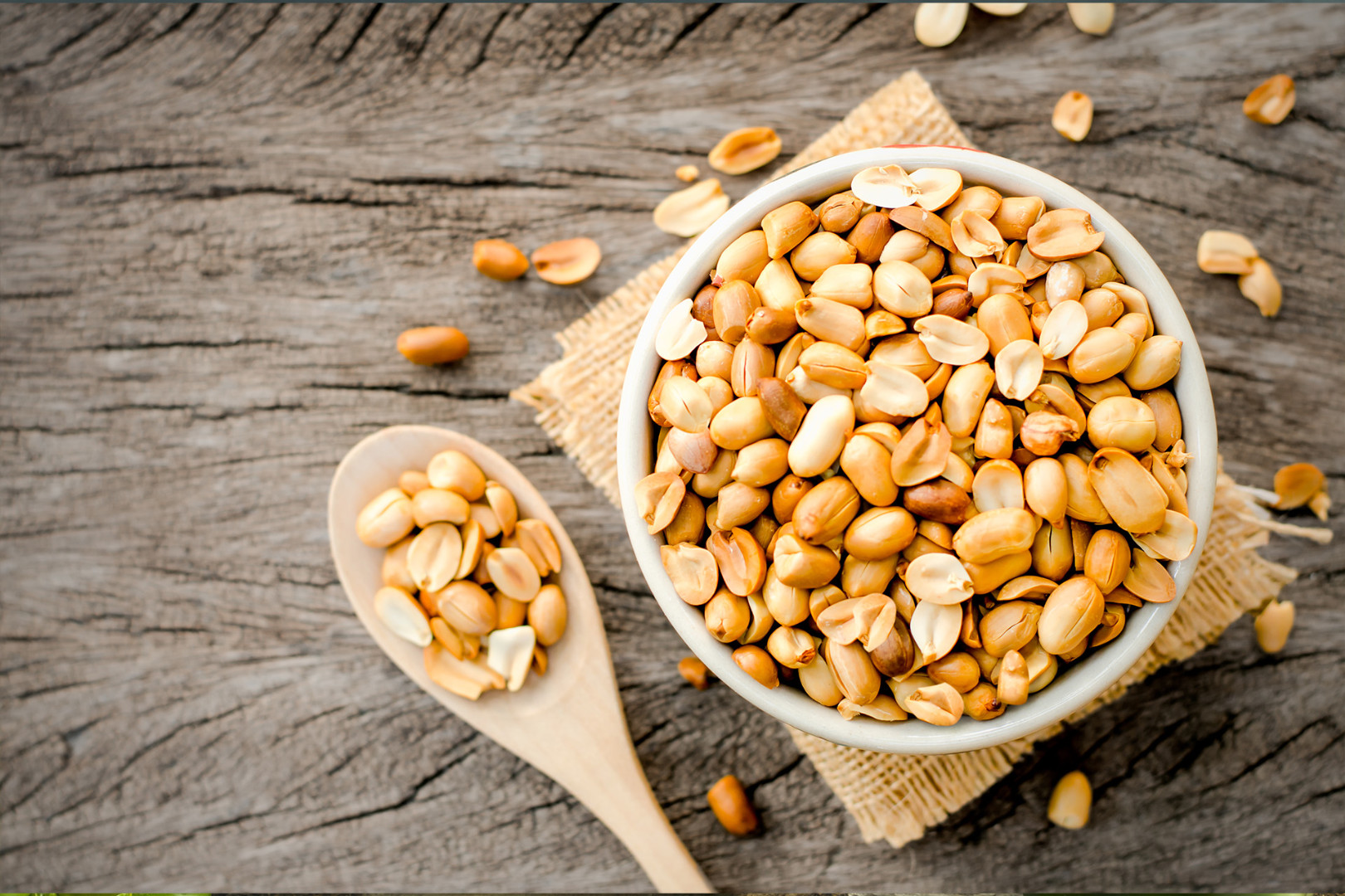 Organic Peanuts - Roasted Salted - Left Coast Organics